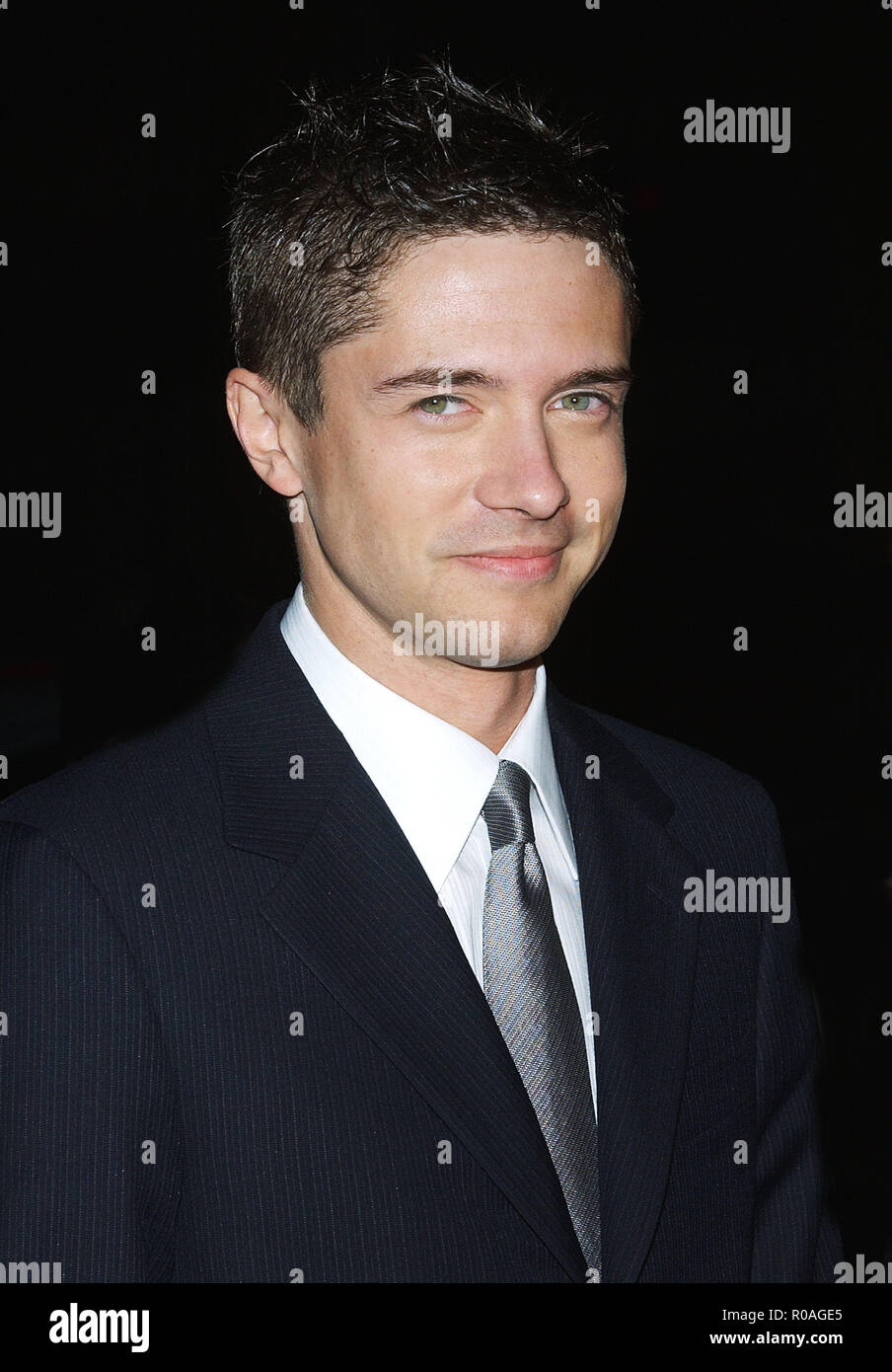 Topher Grace arriving at the Good Company Premiere at the Chinese ...