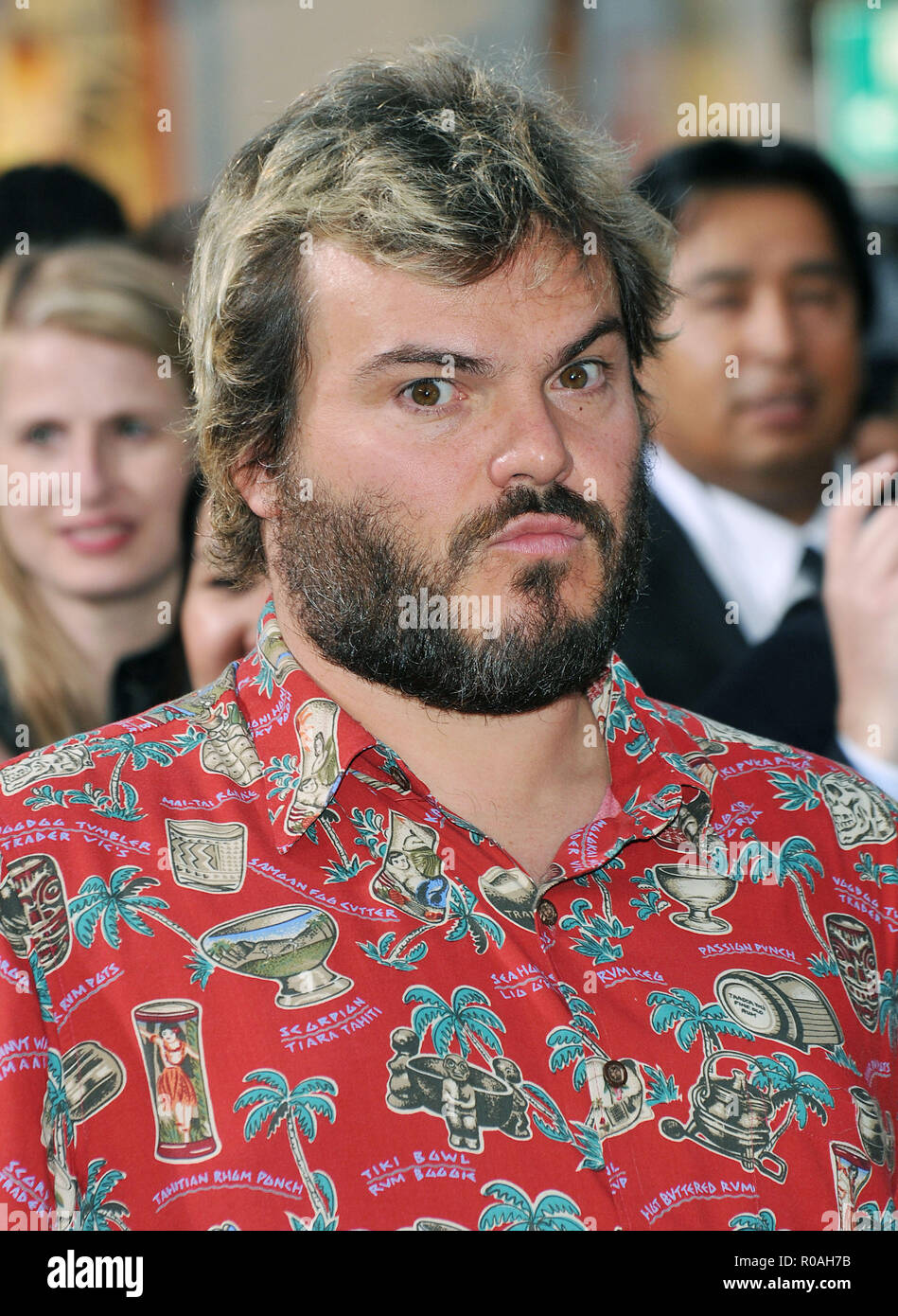 Jack Black - The Iron Man Premiere at the chinese Theatre In Los ...