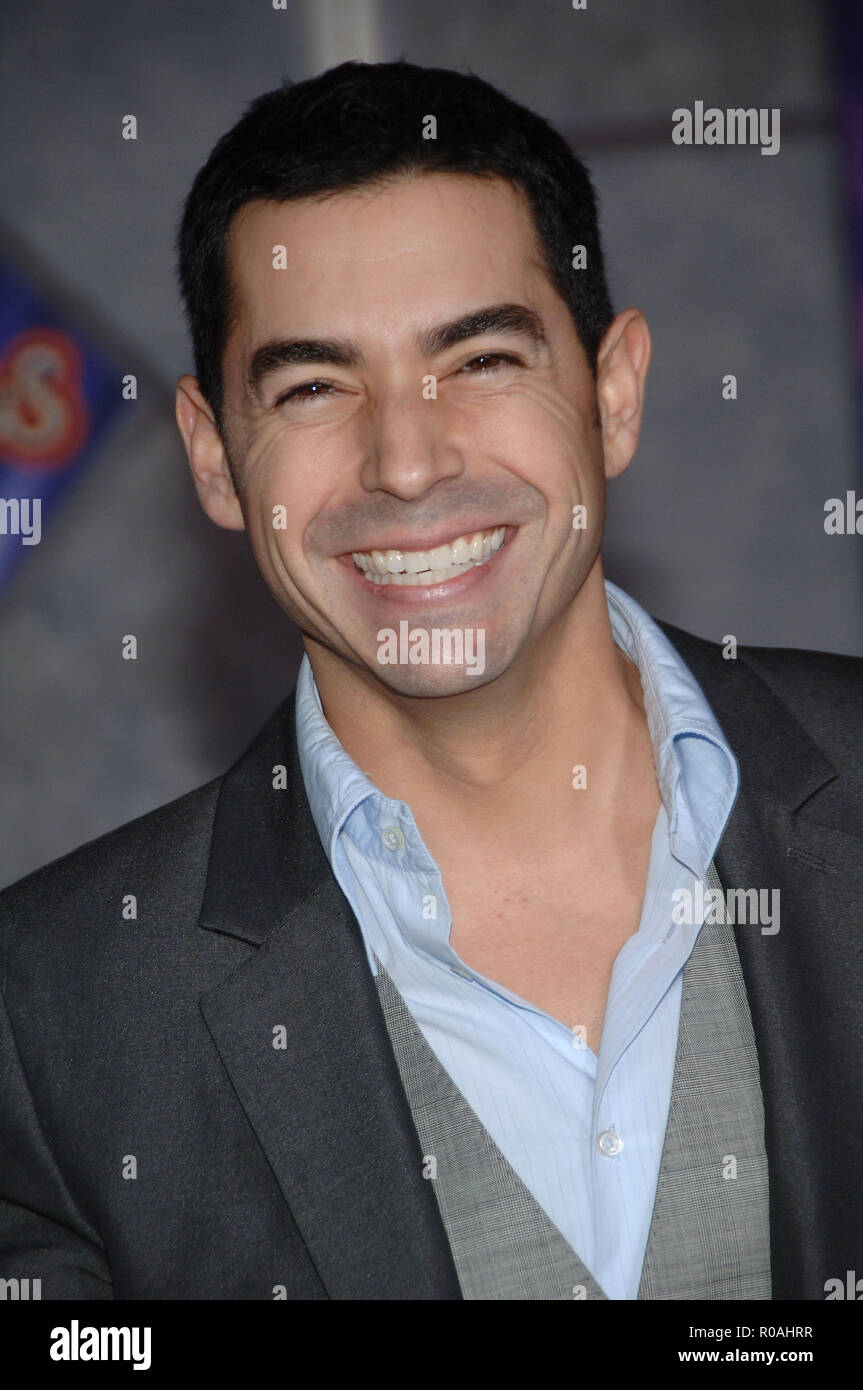 Anthony Brian arriving at the HANNAH MONTANA Miley Cyrus Premiere at El ...