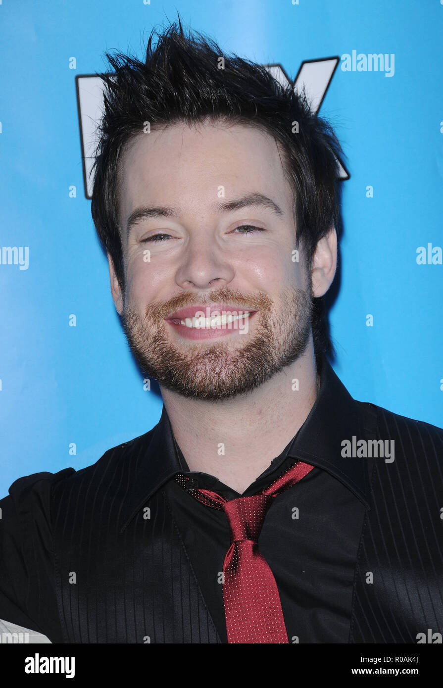 David Cook at the American Idol Grand Finale performance 2008 which was ...