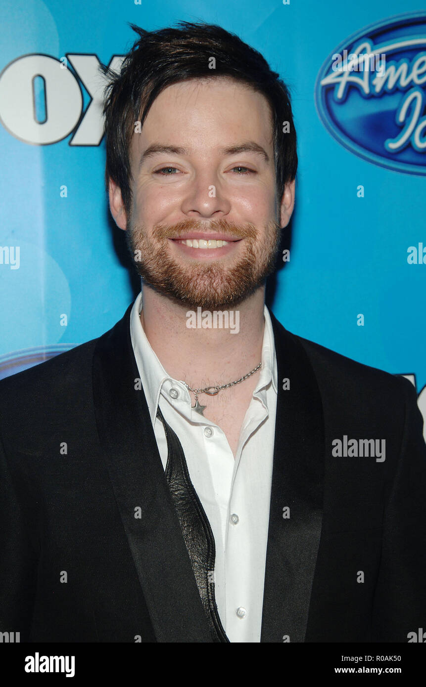 The winner of American Idol David Cook - American Idol Finale 2008 at ...