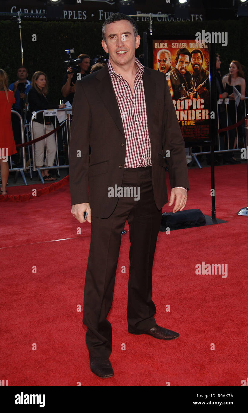 Steve Coogan - Tropic Thunder Premiere at the Westwood Village Theatre ...