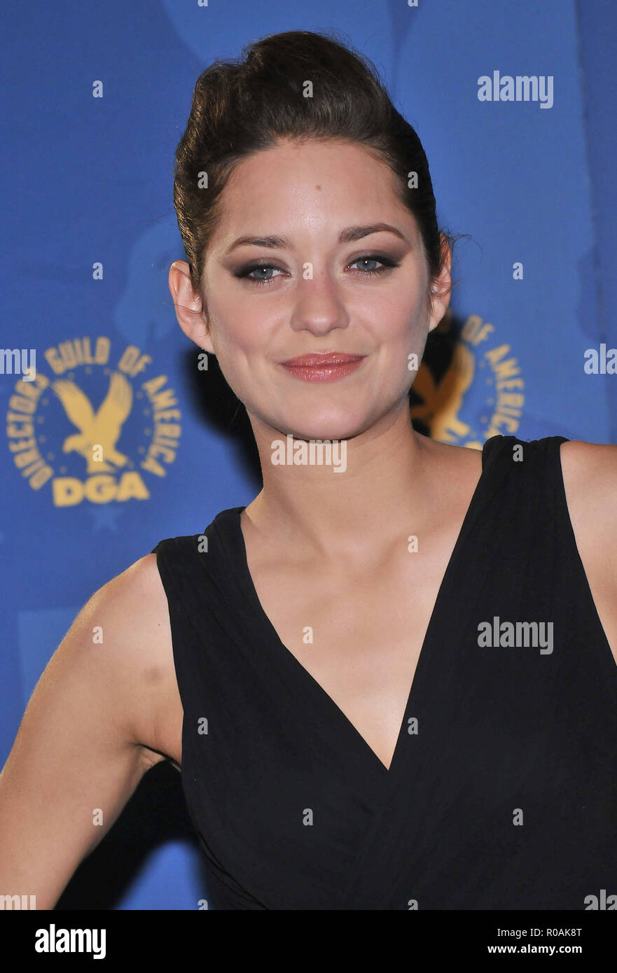 Marion Cotillard backstage of the DGA - Director Guild Awards - at the ...