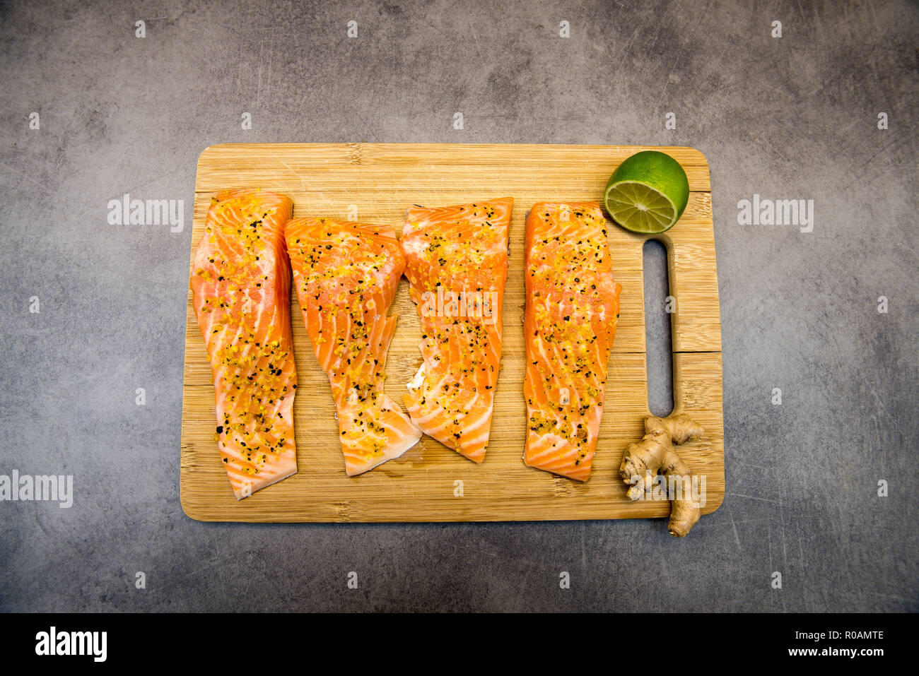 Salmon fish counter hi-res stock photography and images - Alamy