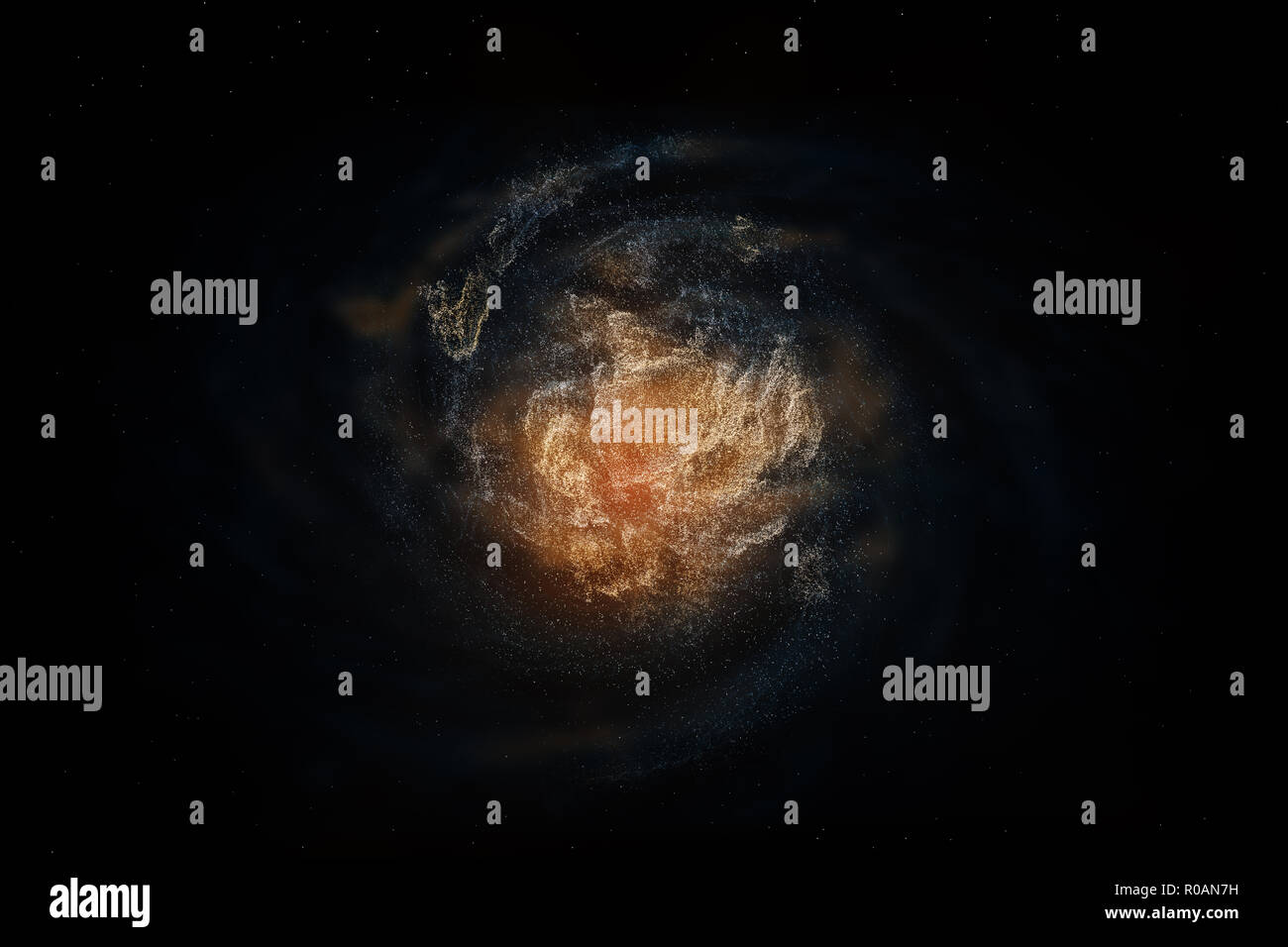 3d rendering, Brilliant nebula Stock Photo - Alamy