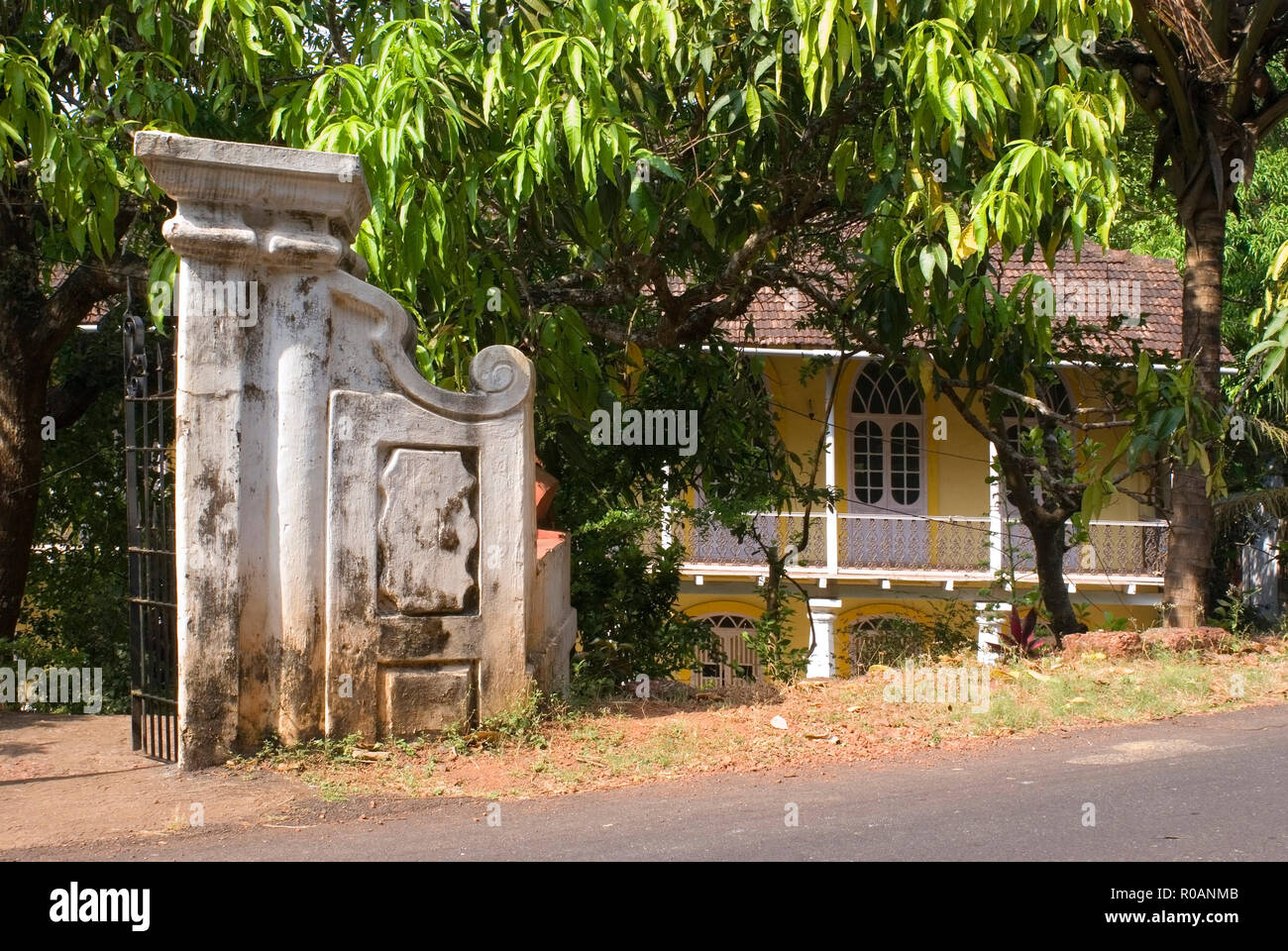 Old traditional house in Goa state. India Stock Photo - Alamy
