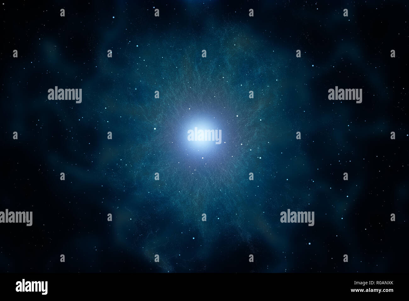 3d rendering, Brilliant nebula Stock Photo - Alamy