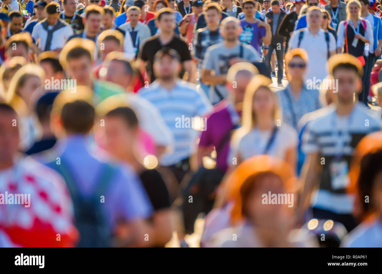 Crowd of people on the street Stock Photo - Alamy