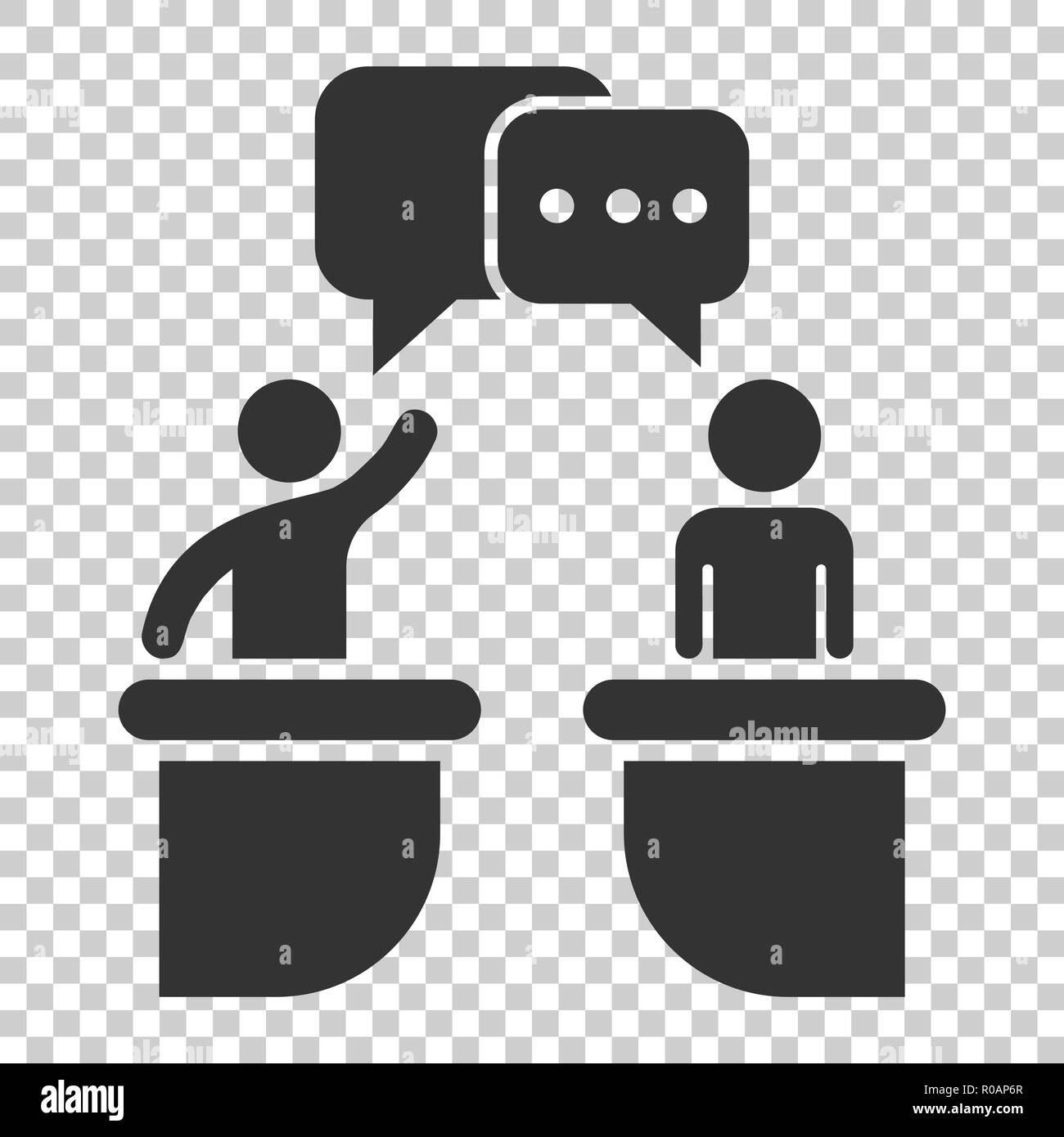 Debate illustration hi-res stock photography and images - Alamy