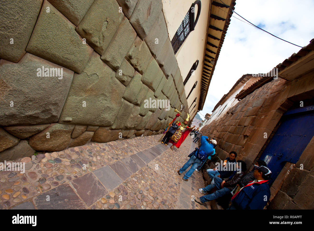 Cusco town wall hi-res stock photography and images - Alamy