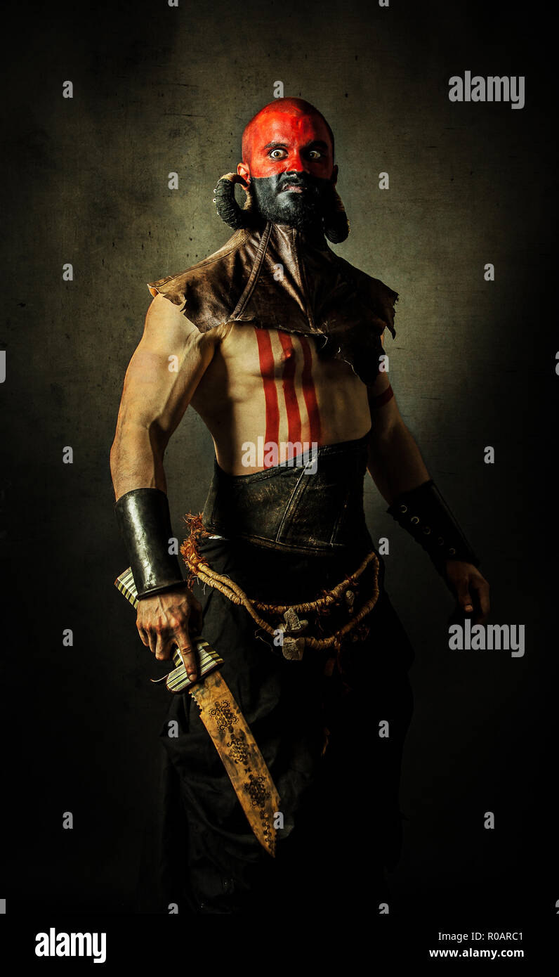 Tribal warrior hi-res stock photography and images - Alamy