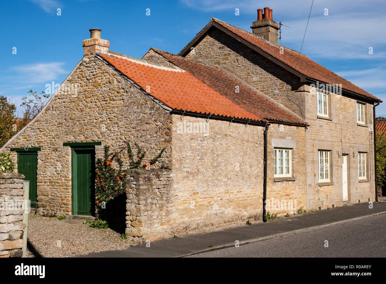 The North Yorkshire Village of Hutton Buscel Stock Photo - Alamy