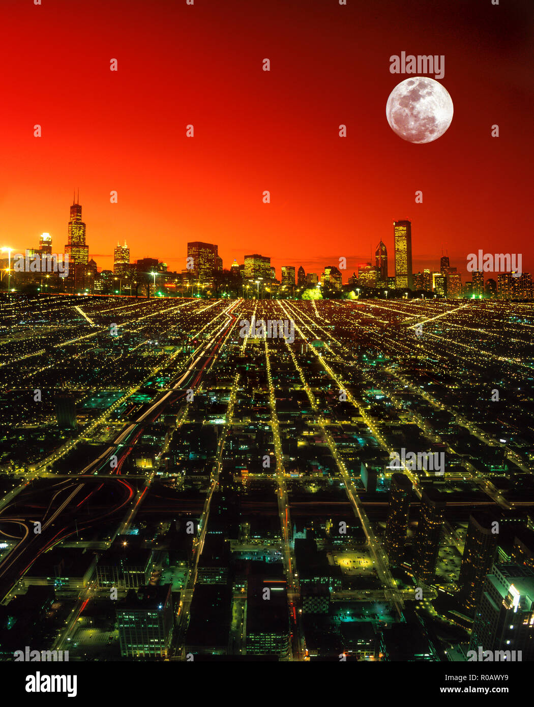 Chicago 1990s hi-res stock photography and images - Alamy