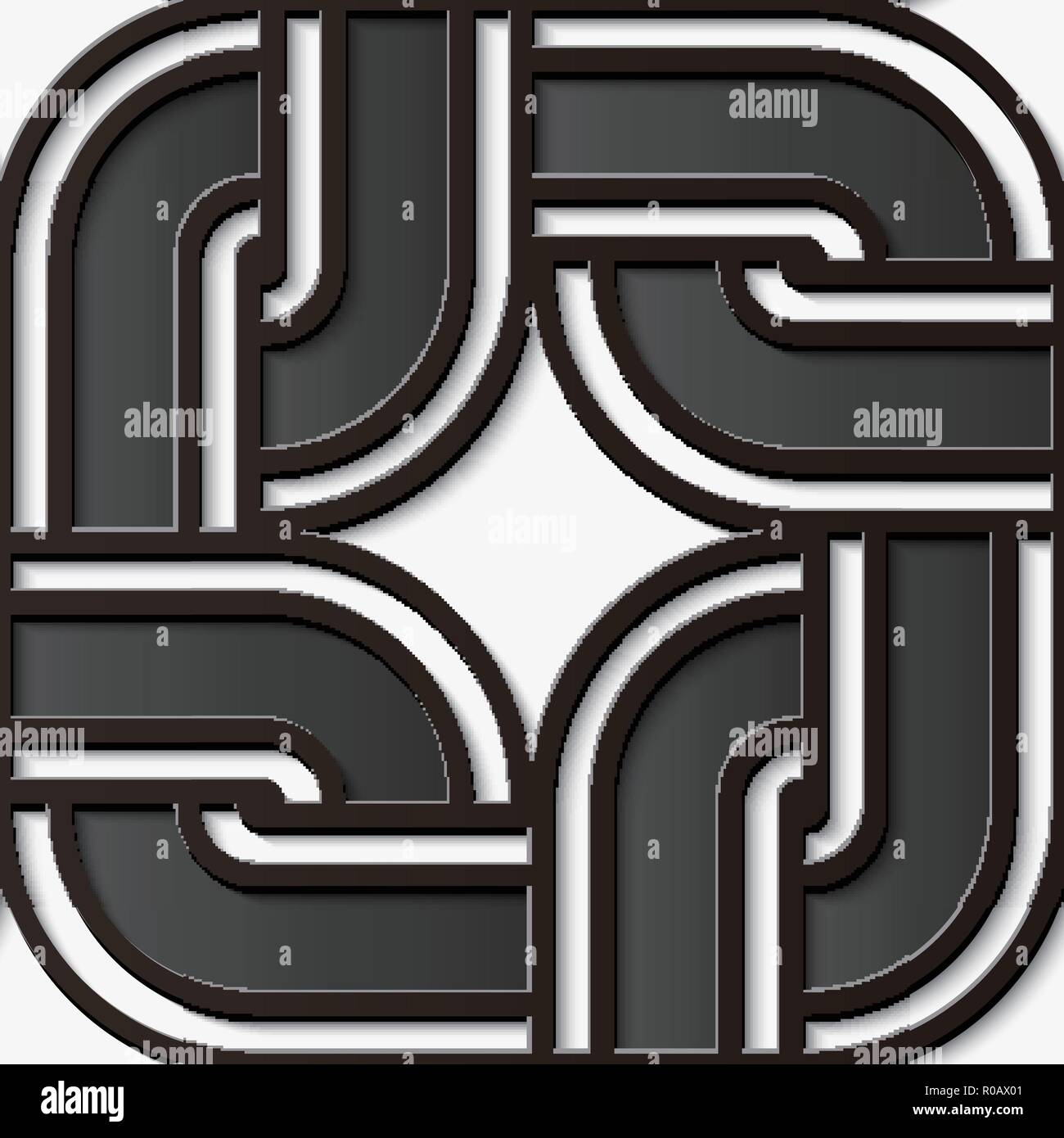 Corner sculpture Stock Vector Images - Alamy