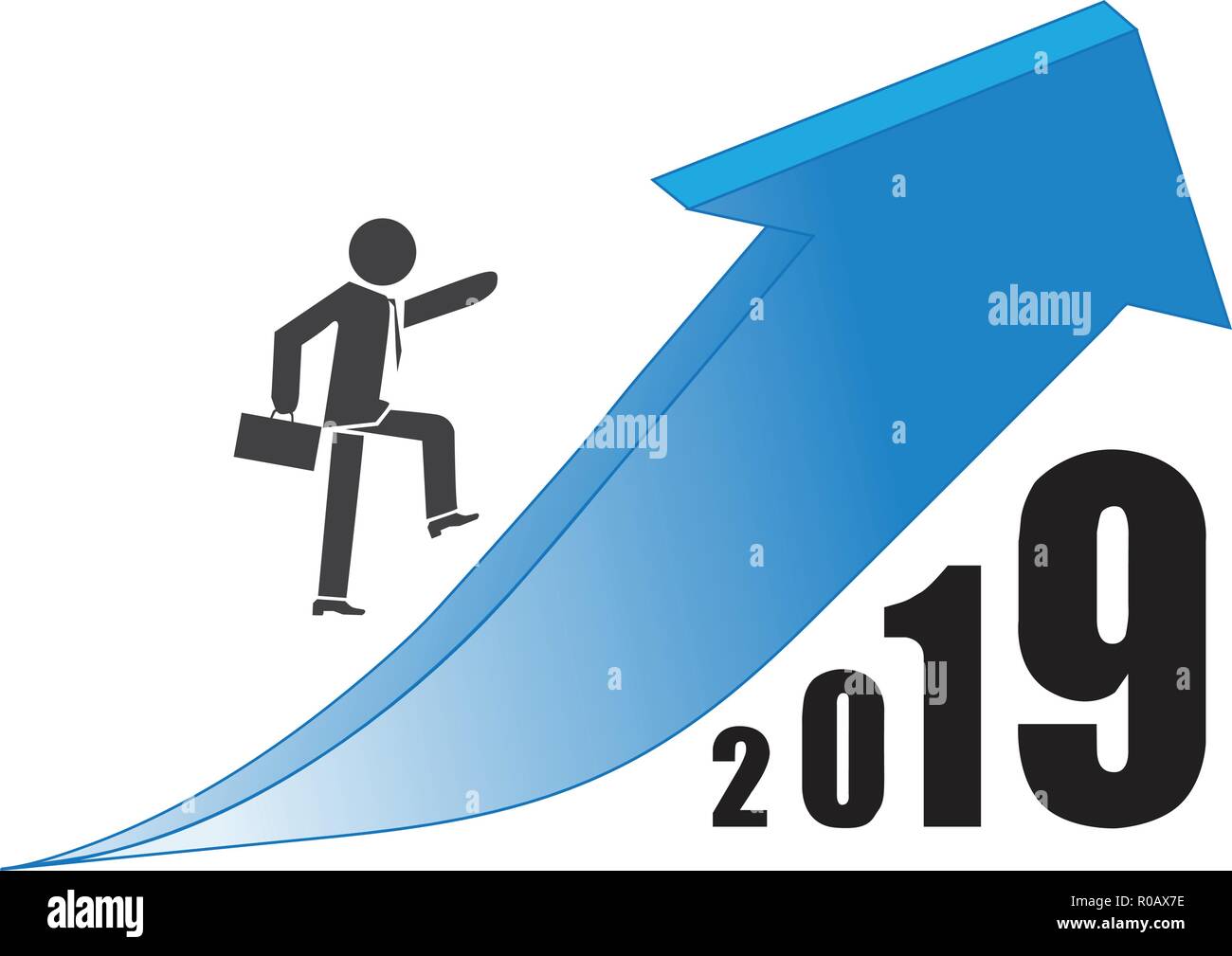 Walk arrow Stock Vector Images - Alamy