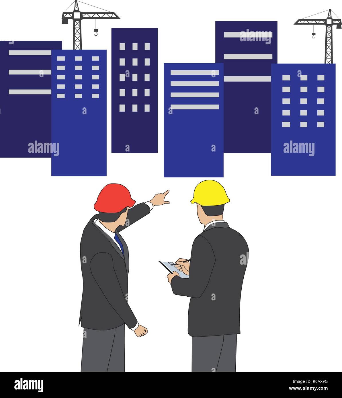 Site manager Stock Vector Images - Alamy