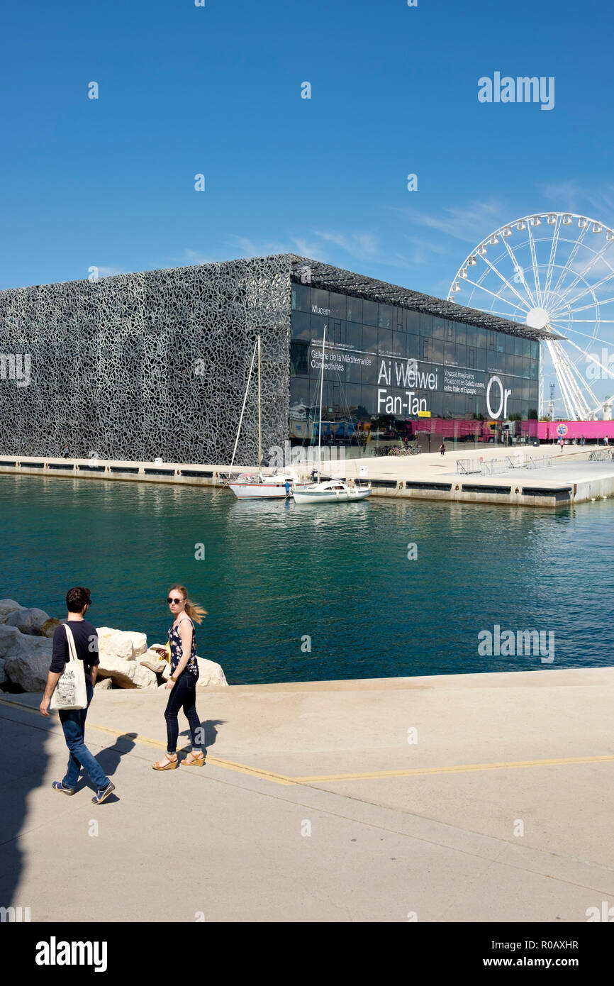 Mucem museum building hi-res stock photography and images - Alamy