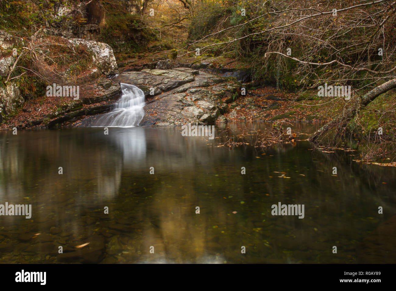 Maentwrog waterfall hi-res stock photography and images - Alamy