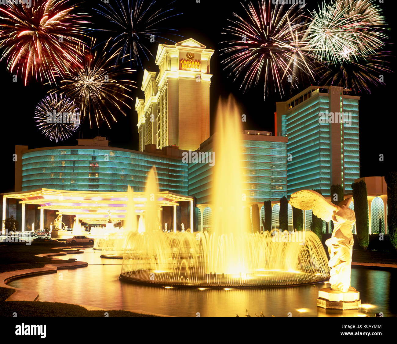 1998 HISTORICAL FOUNTAINS CAESARS PALACE HOTEL CASINO THE STRIP LAS ...