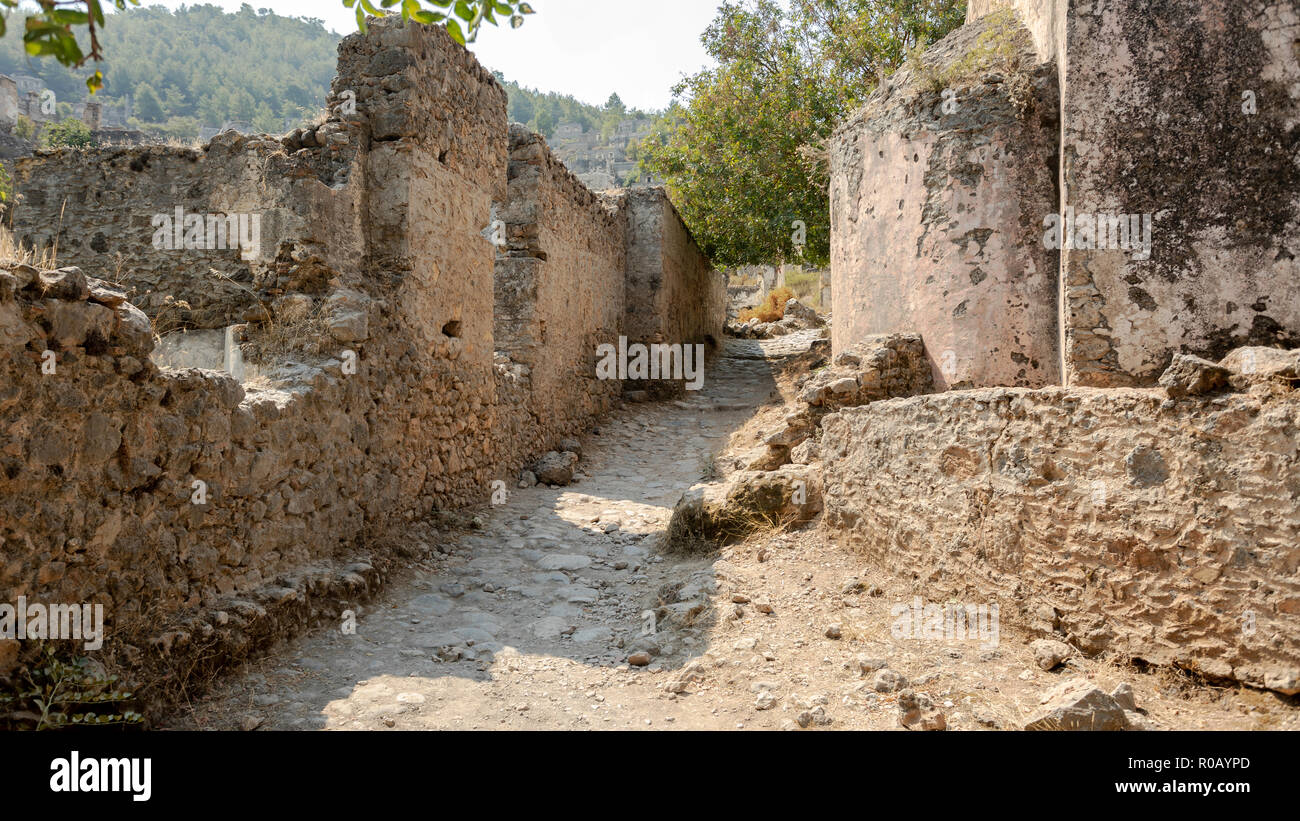 Kayaköy ghost town hi-res stock photography and images - Alamy