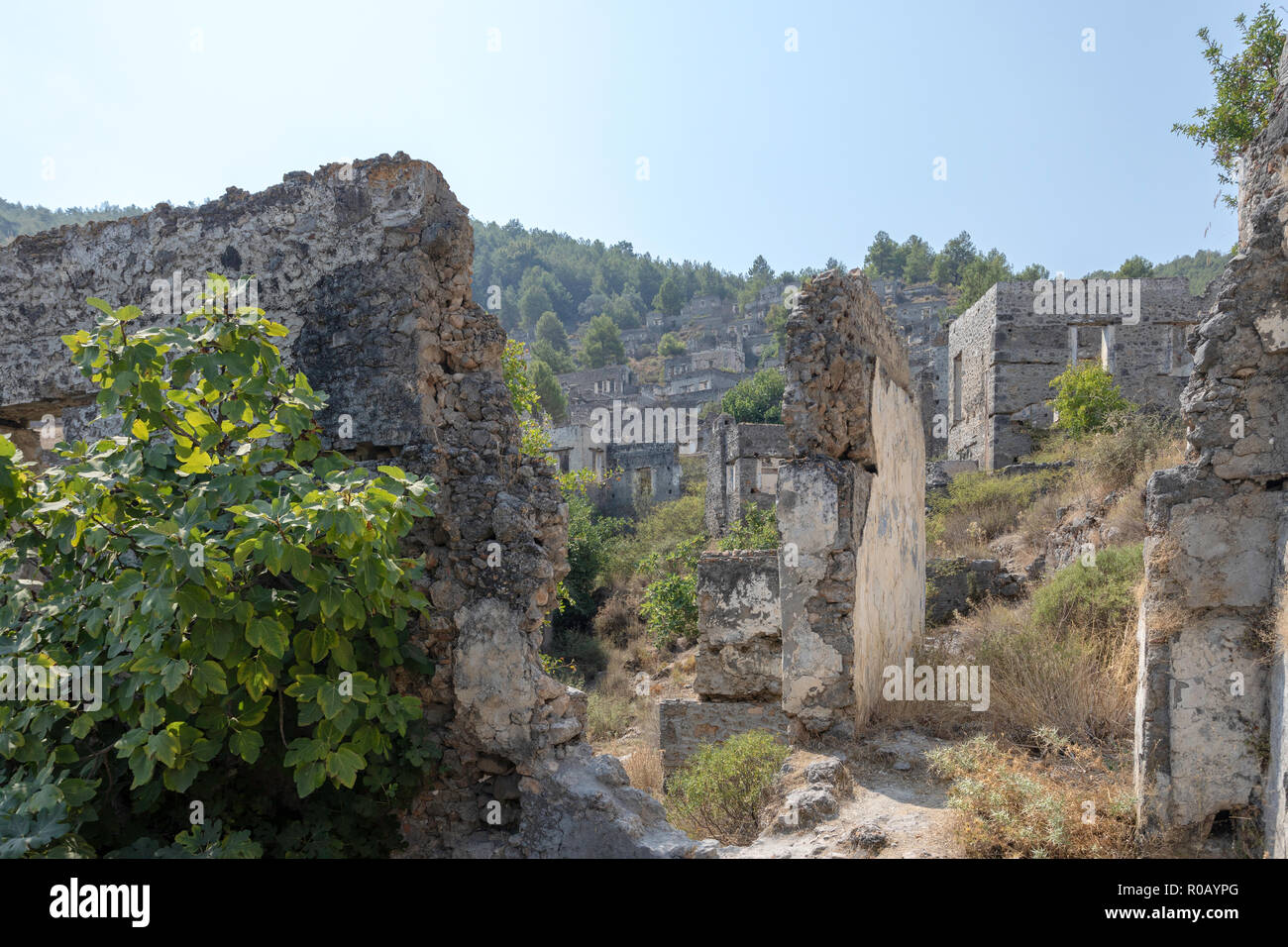 Ghost Village of Kayakoy Stock Photo - Alamy