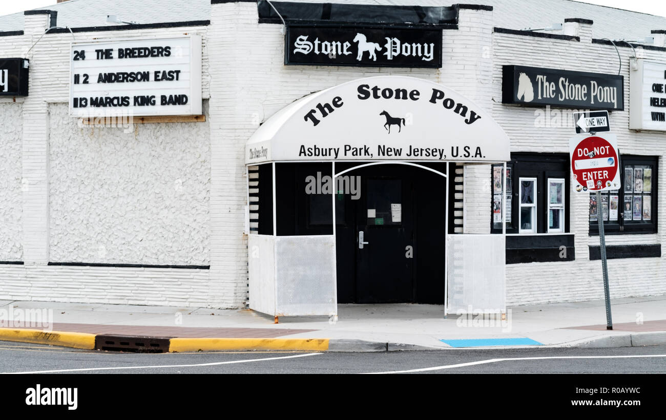 Asbury park stone pony hi-res stock photography and images - Alamy