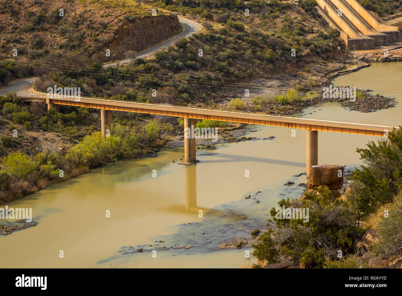 Gariep dam on the Orange river in South Africa Stock Photo - Alamy