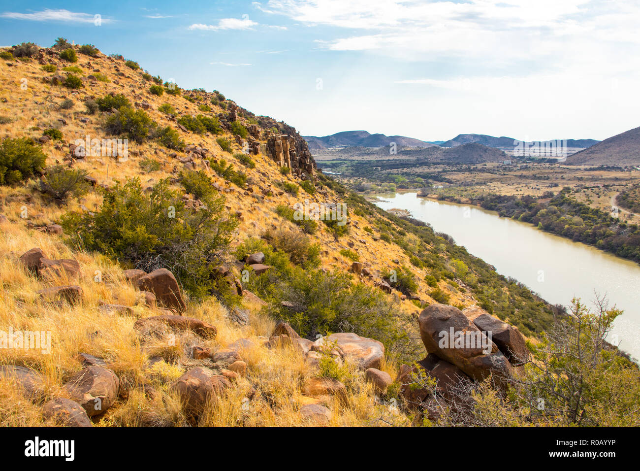 Gariep dam on the Orange river in South Africa Stock Photo - Alamy