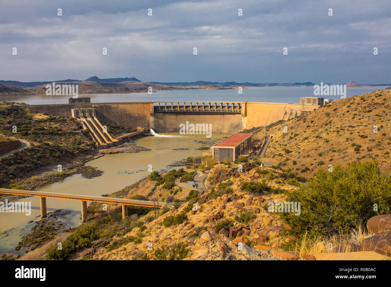 Gariep dam on the Orange river, South Africa Stock Photo - Alamy