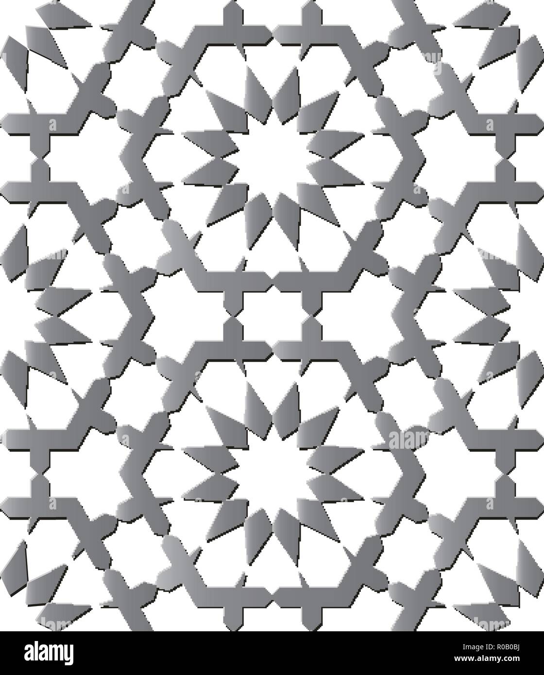 Seamless octagon pattern Cut Out Stock Images & Pictures - Alamy