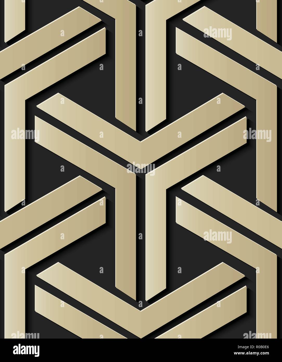 Seamless relief sculpture decoration retro pattern triangle polygon ...