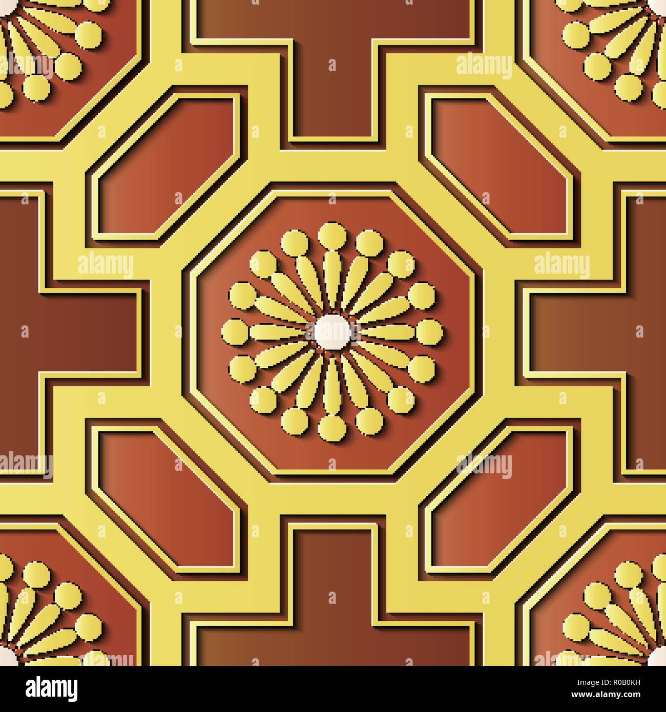 Chinese mural art Stock Vector Images - Alamy