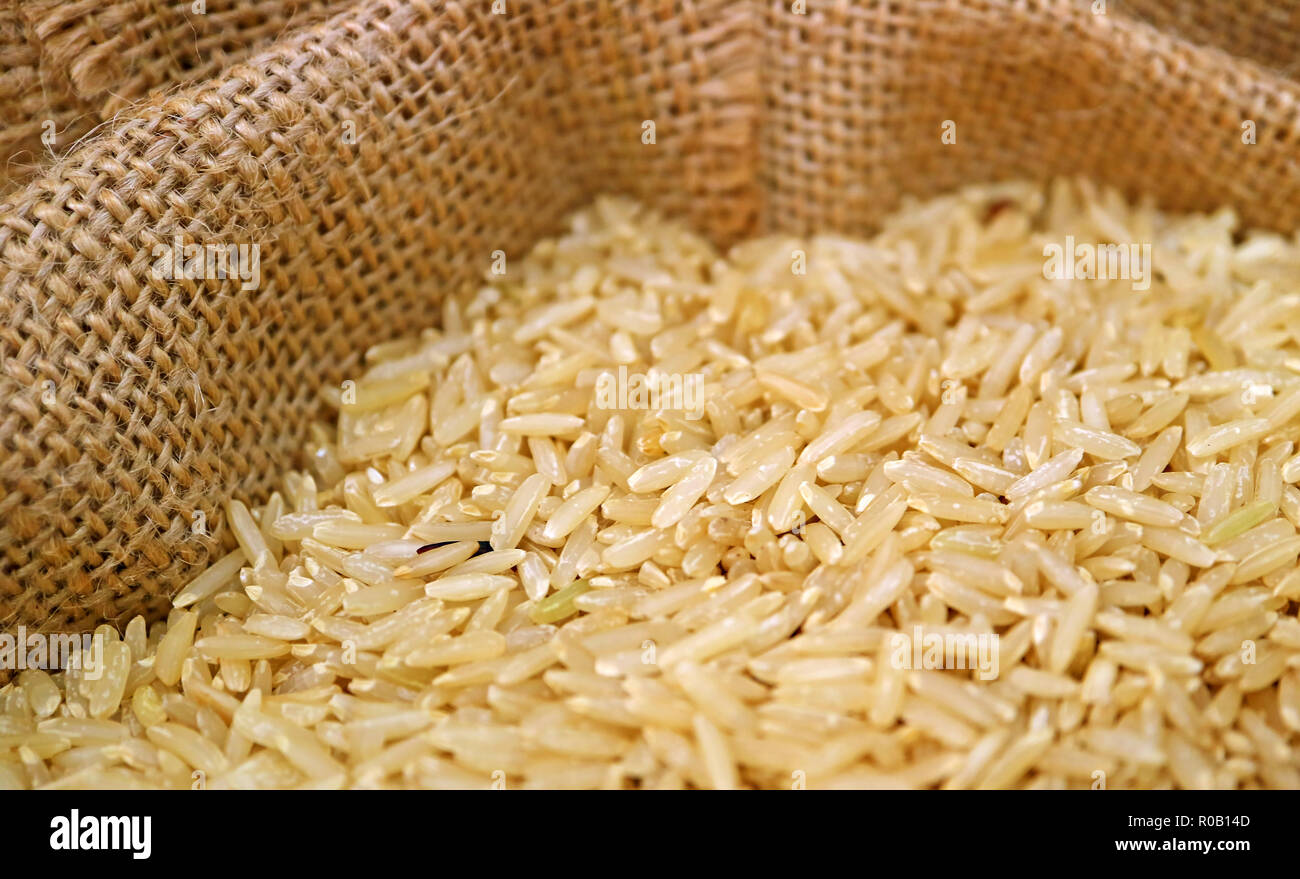 Brown jasmine rice hi-res stock photography and images - Alamy