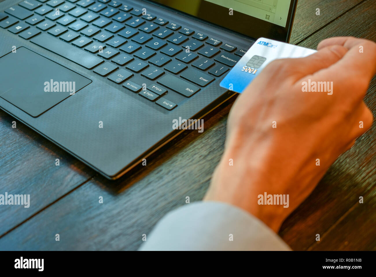 Shopping online internet money technology hi-res stock photography and ...