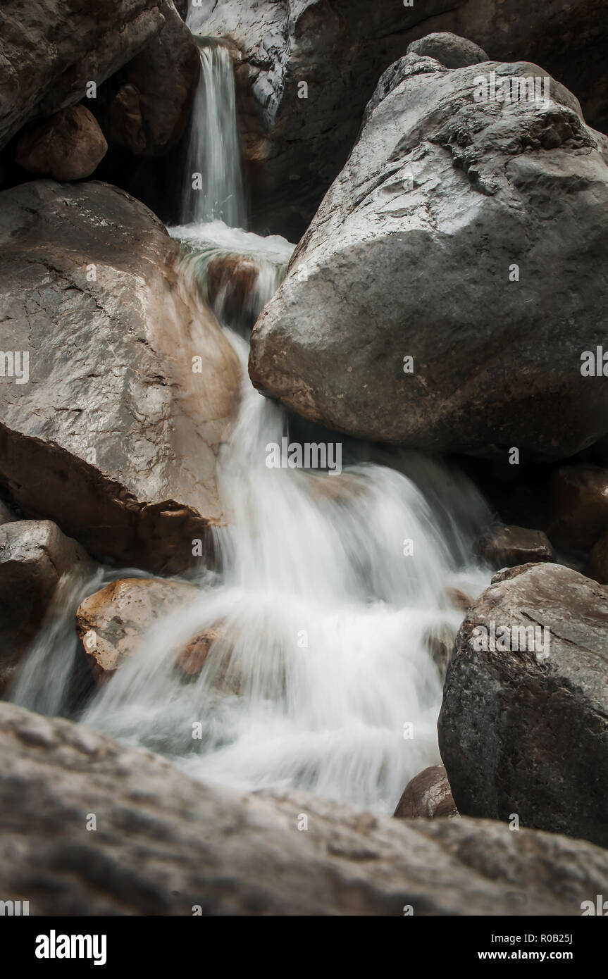 mountain waterfall in the reen dense forest, Turkey Stock Photo - Alamy