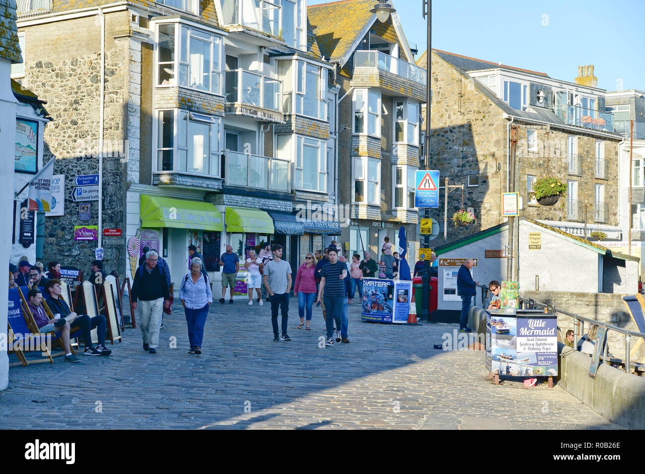 Late evening September in St.Ives, Cornwall Stock Photo - Alamy