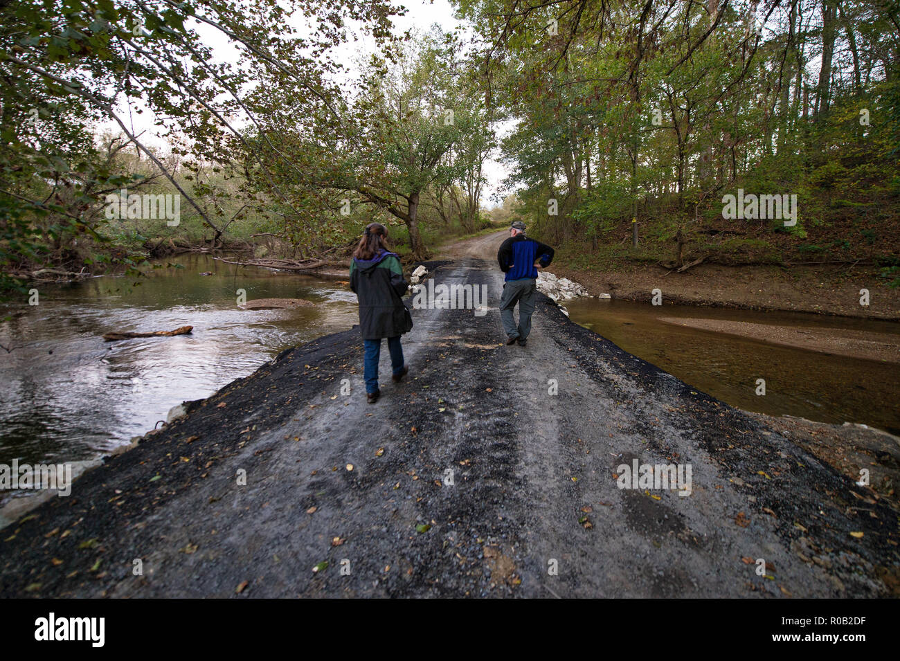 Dam gravel road along hi-res stock photography and images - Alamy
