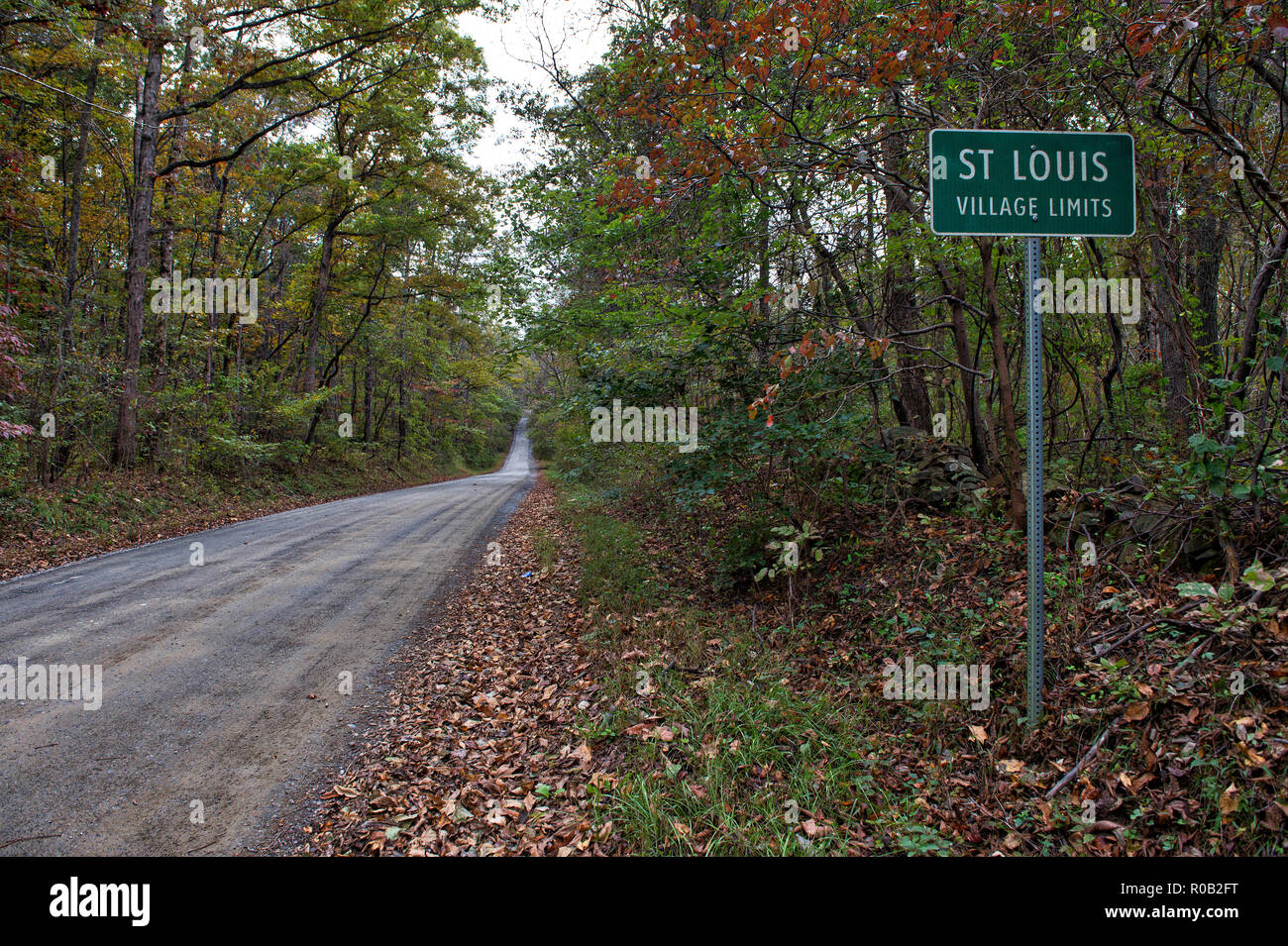 UNITED STATES -Oct, 20, 2018: Old St. Louis Road in Western Loudoun ...