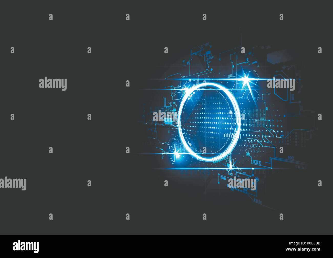 Technological encryption circuit system concept abstract background vector design Stock Vector ...