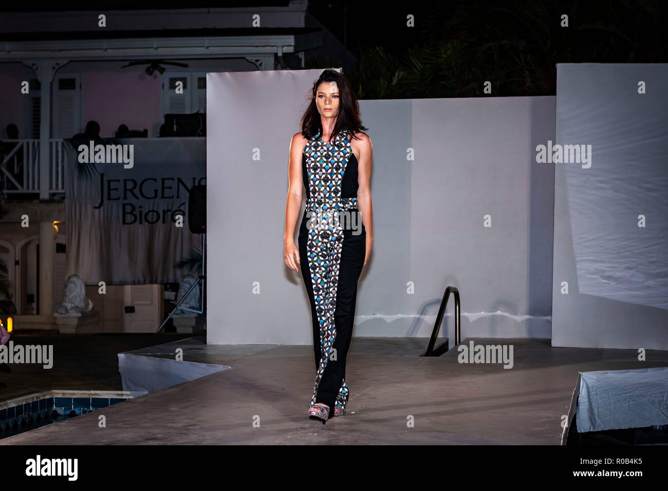 Models and Designers from across the Caribbean along with Stacy ...