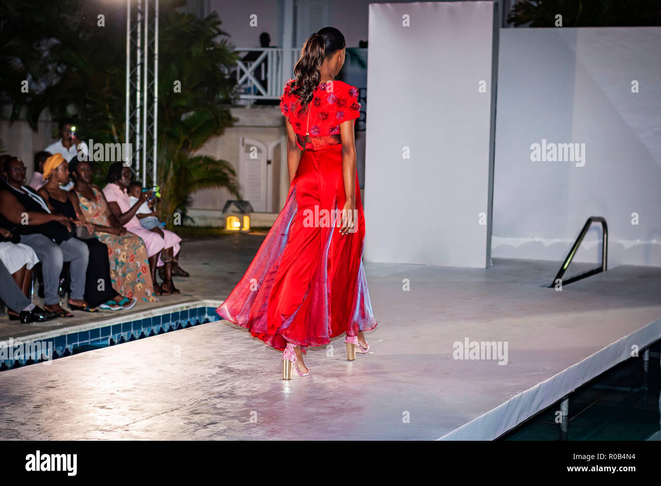 Models and Designers from across the Caribbean along with Stacy ...