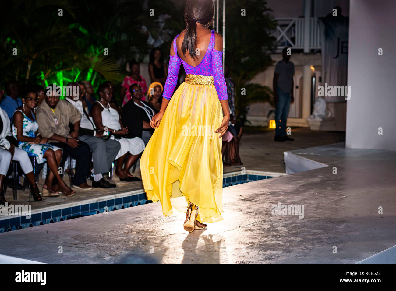 Models and Designers from across the Caribbean along with Stacy ...