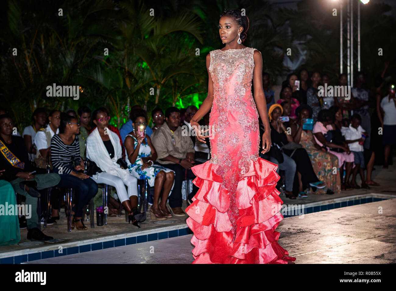 Models and Designers from across the Caribbean along with Stacy ...