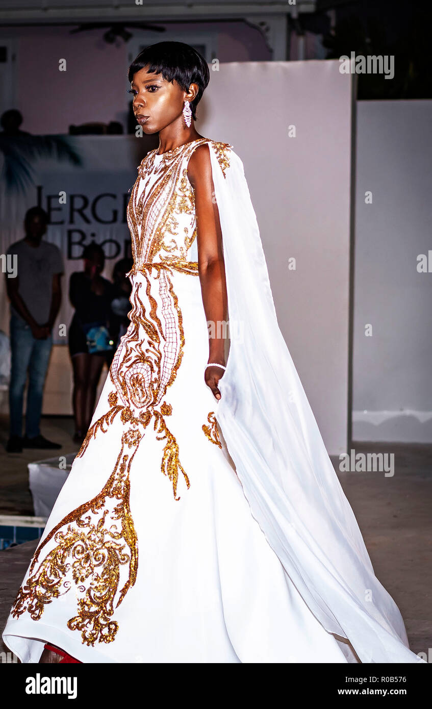 Models and Designers from across the Caribbean along with Stacy ...