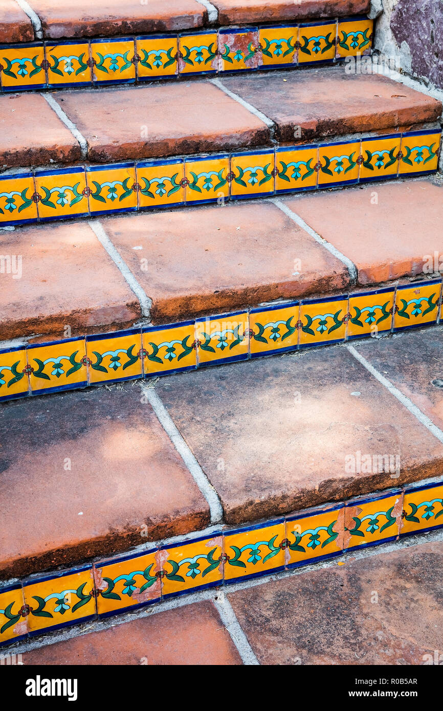 Mexican Tile Stairs High Resolution Stock Photography and Images - Alamy