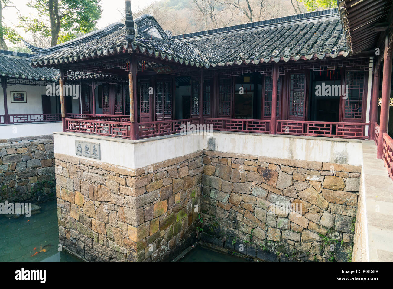 Suzhou garden, traditional architecture Stock Photo - Alamy