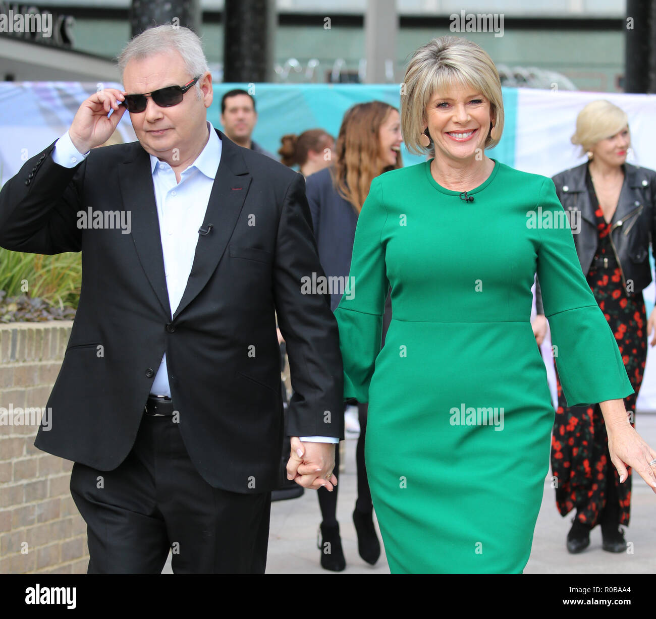 Eamonn Holmes and Ruth Langsford outside ITV Studios Featuring: Eamonn ...