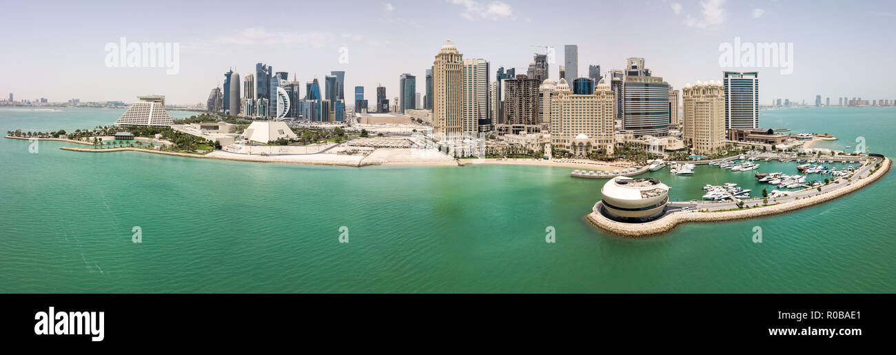 Doha aerial hi-res stock photography and images - Alamy
