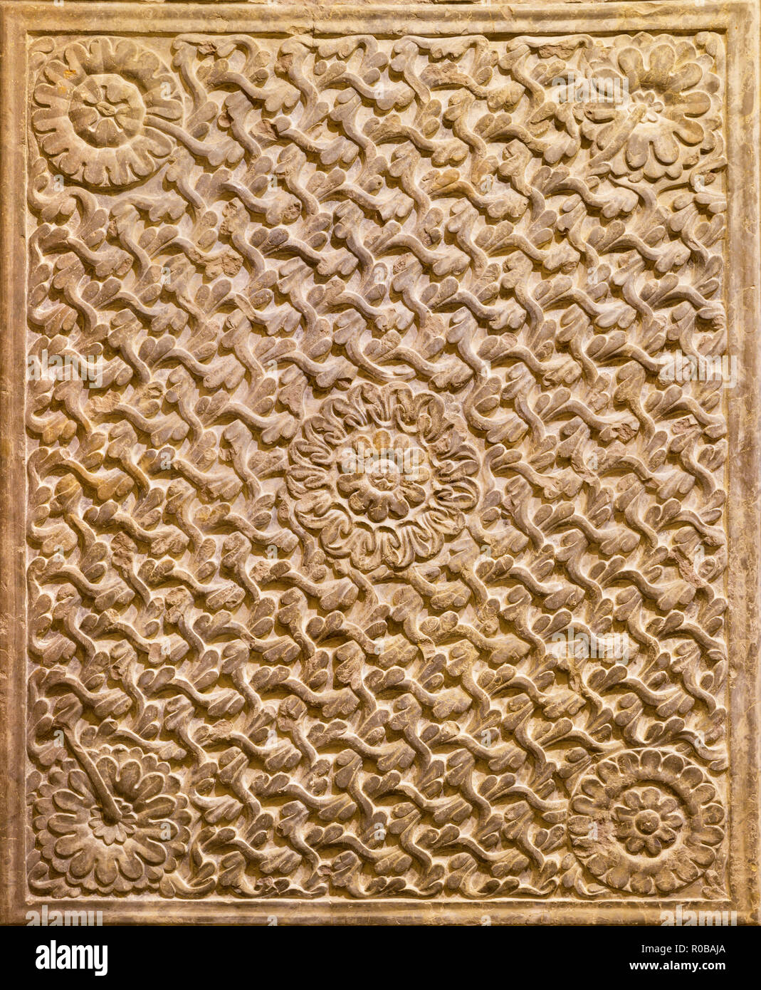 PARMA, ITALY - APRIL 15, 2018: The stone relief as the part of early ...