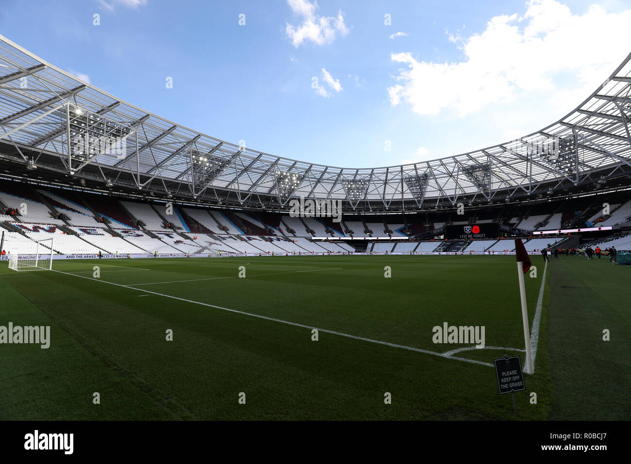 A general view inside the ground ahead of the Premier League match at ...